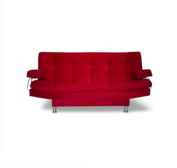 Sofá Cama E-madera Rojo Grace