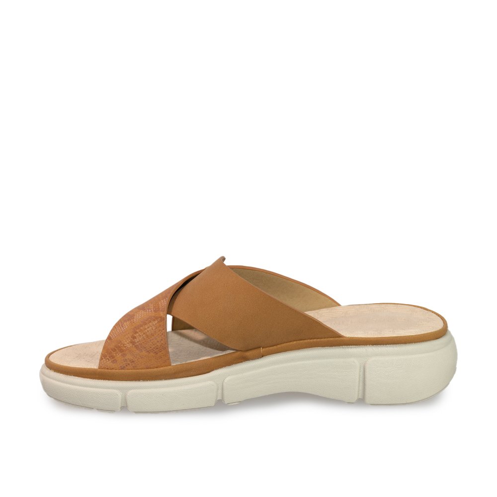 SANDALIAS MUJER MARCA VIA SPRING COLOR CAFE