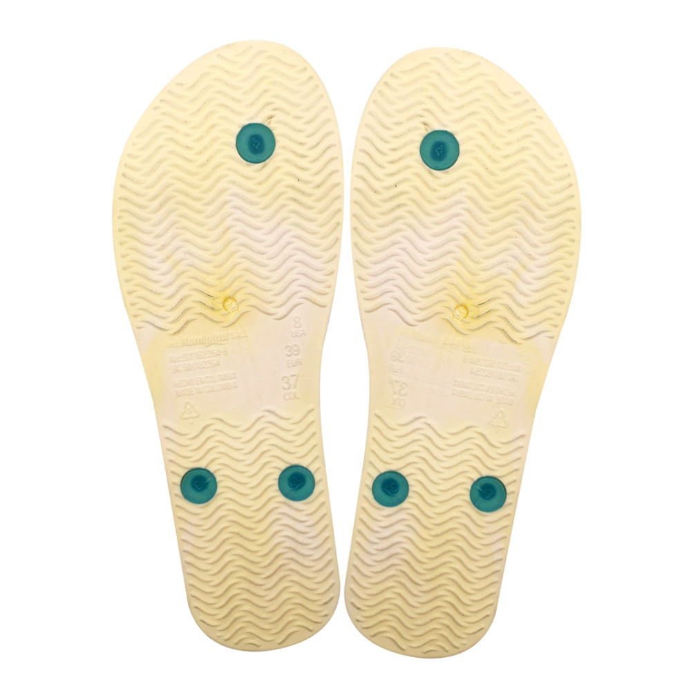 CHANCLAS MUJER MARCA KAMILA COLOR AMARILLO