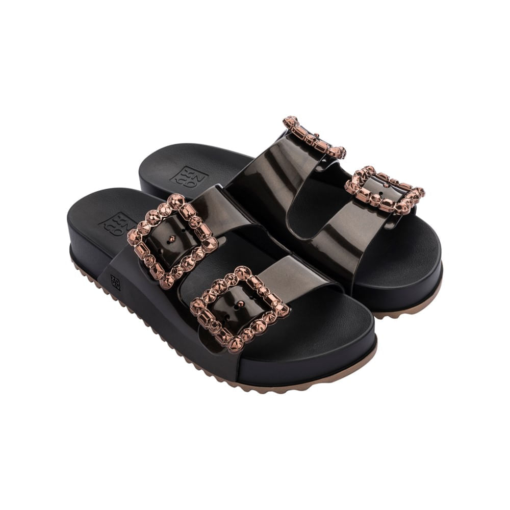 SANDALIAS MUJER MARCA ZAXY COLOR NEGRO