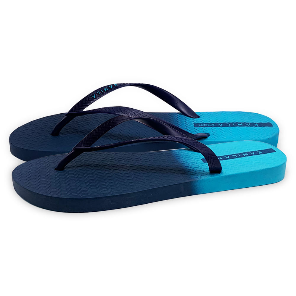 CHANCLAS MUJER MARCA KAMILA COLOR AZUL