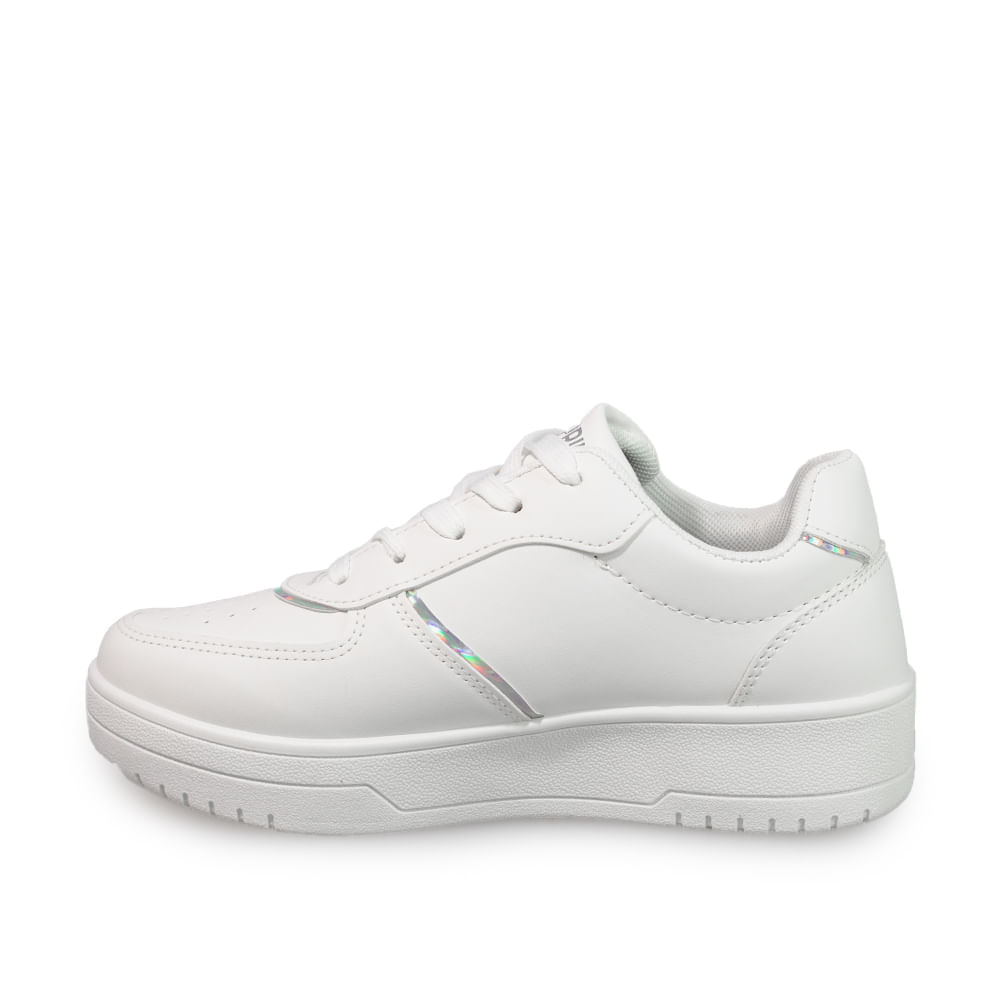 TENIS CASUAL MODA MUJER MARCA VIA SPRING COLOR BLANCO