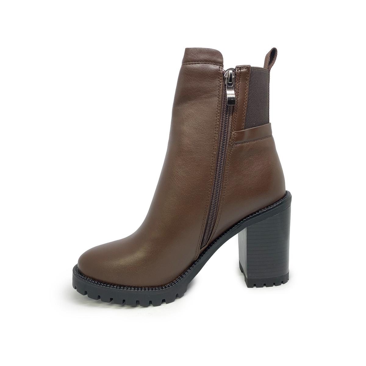 BOTAS MUJER MARCA VIA SPRING COLOR CAFE