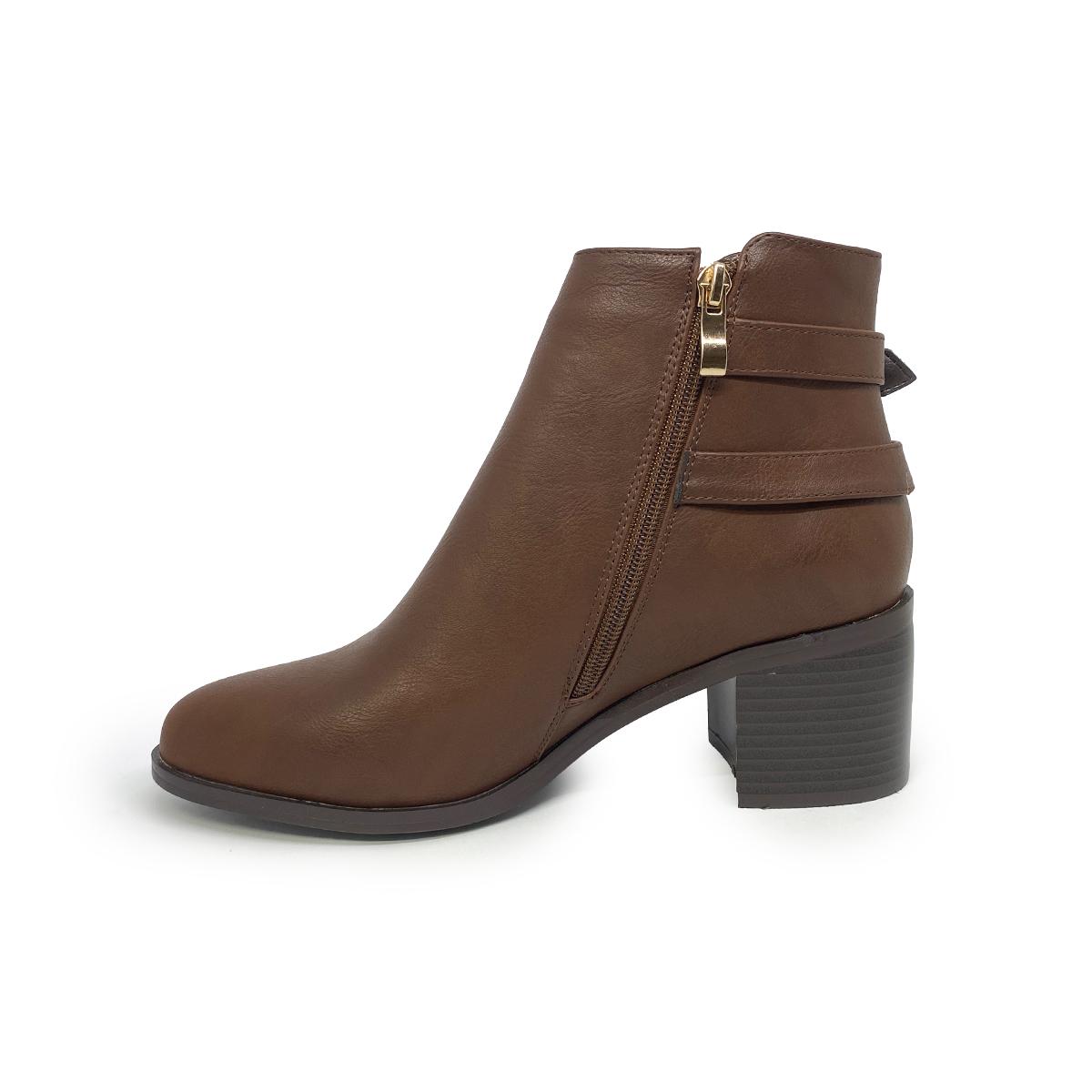 BOTAS MUJER MARCA VIA SPRING COLOR CAFE