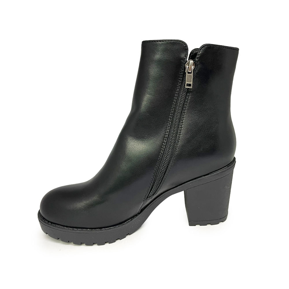 BOTINES MUJER MARCA VIA SPRING COLOR NEGRO