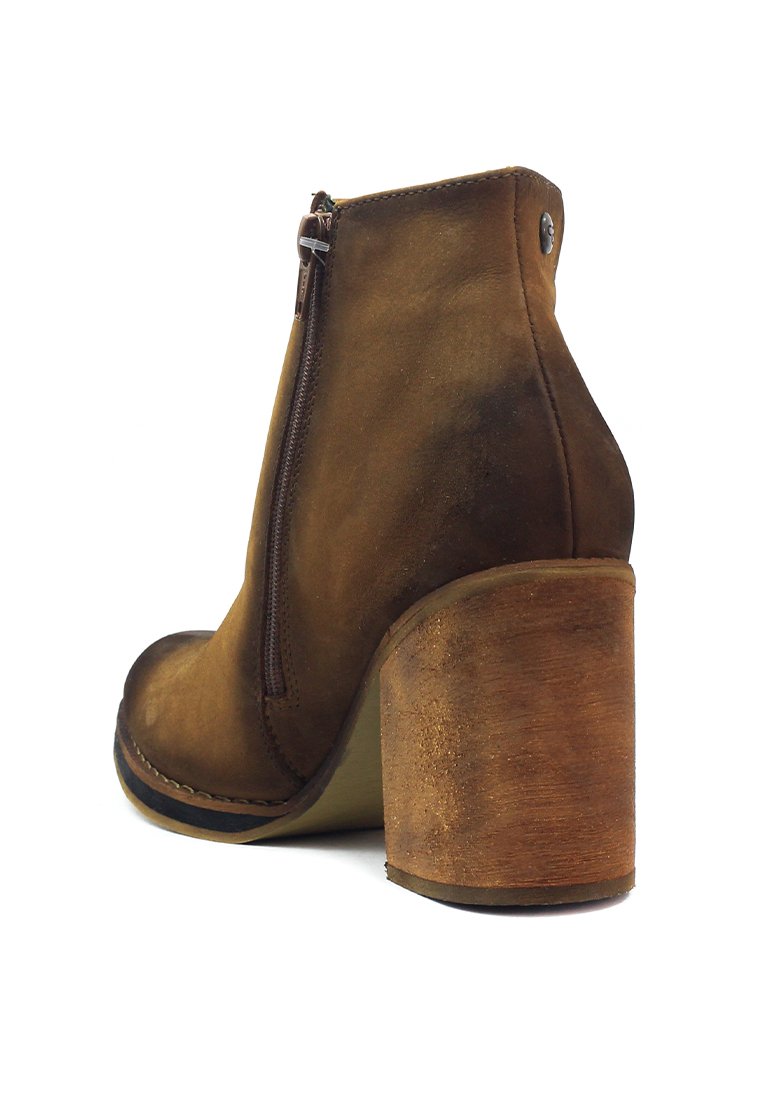 BOTINES MUJER MARCA SAN POLOS COLOR MIEL