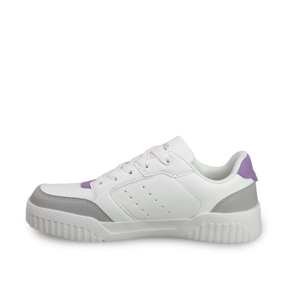 TENIS CASUAL MODA MUJER MARCA VIA SPRING COLOR BLANCO