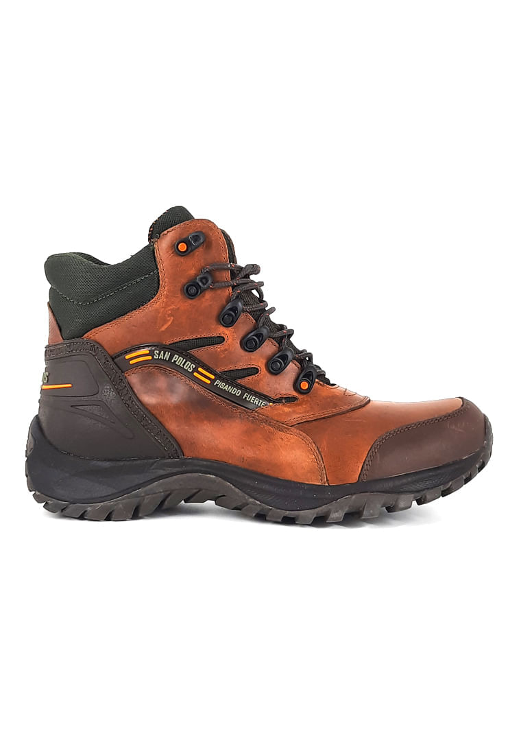 BOTAS OUTDOOR HOMBRE MARCA SAN POLOS COLOR CAFÉ