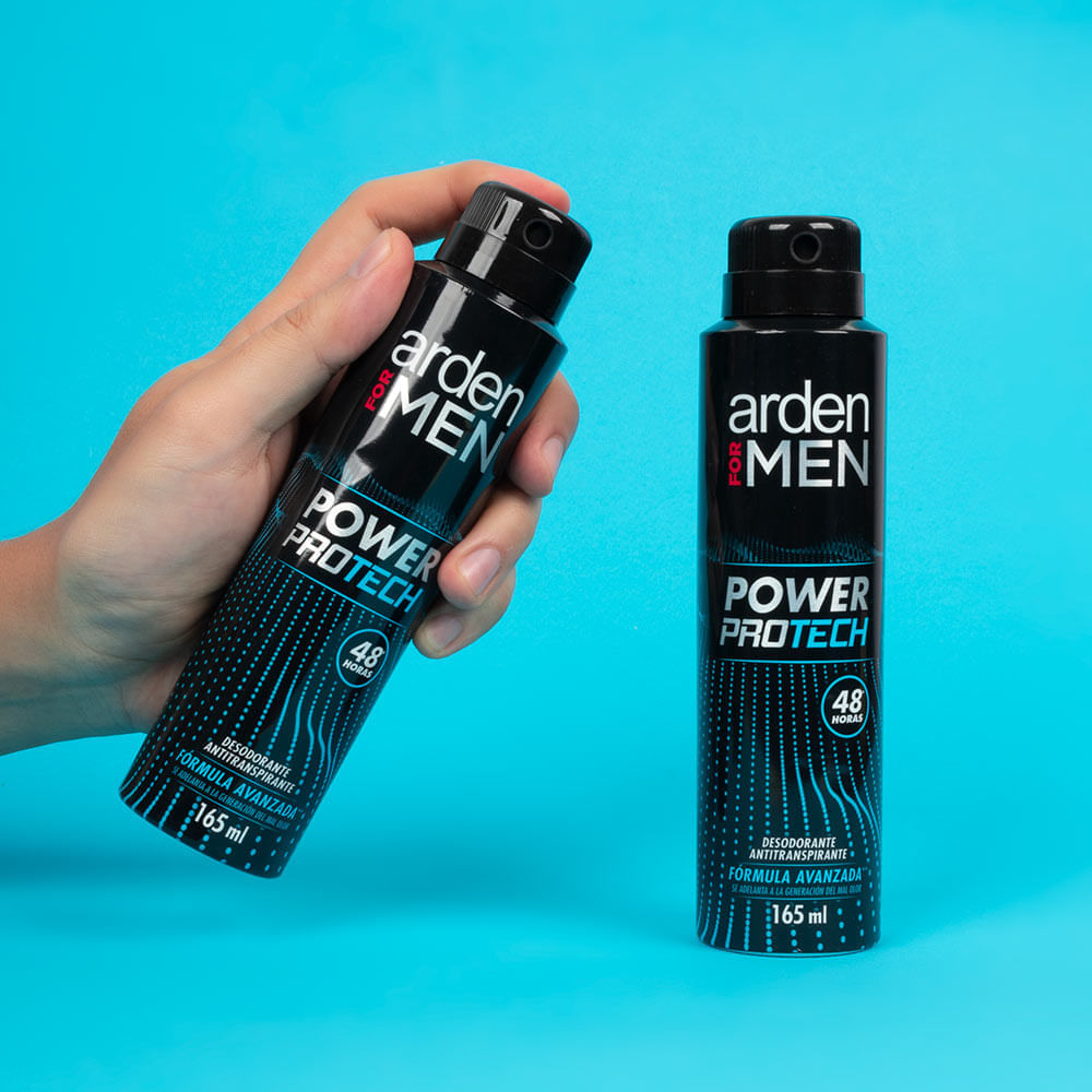 Promoción Arden For Men Power Protech Aerosol 165ml X2 uds.