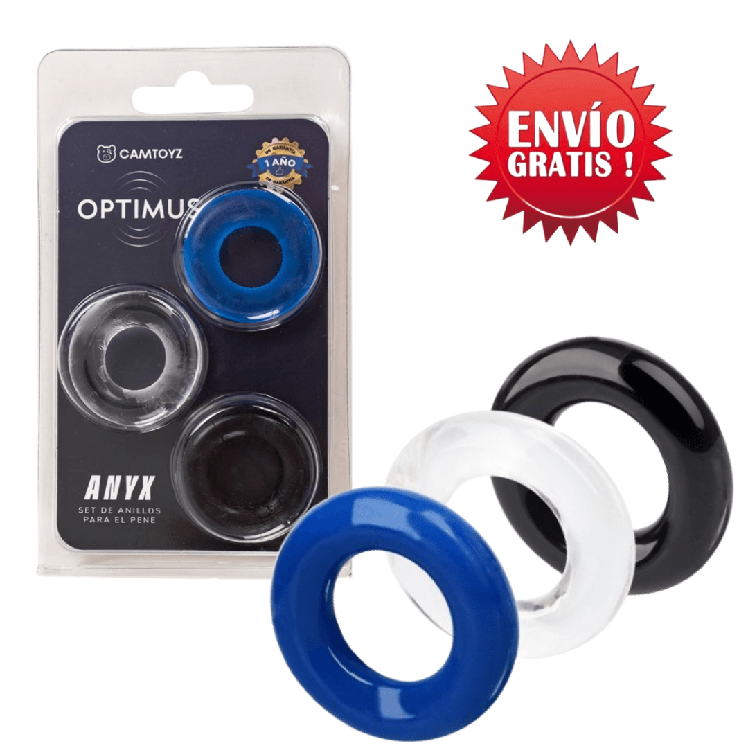 Set de anillos Retardantes para el pene Anyx