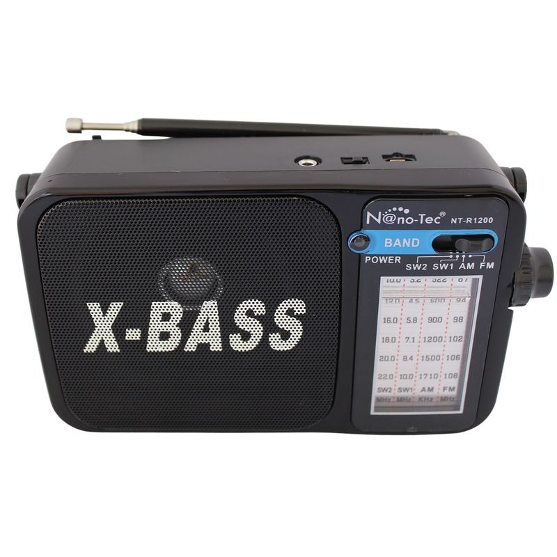 Radio Parlante Bluetooth Recargable Con AM FM SW - M4