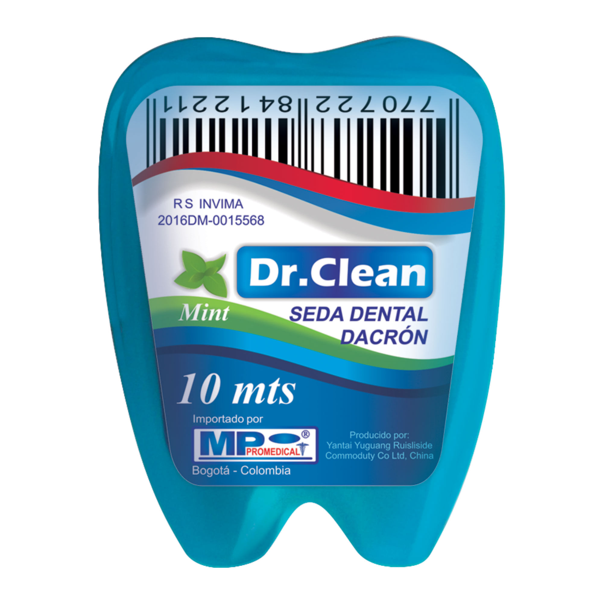 SEDA DENTAL DACRON 10 MTS BOLSA X 12