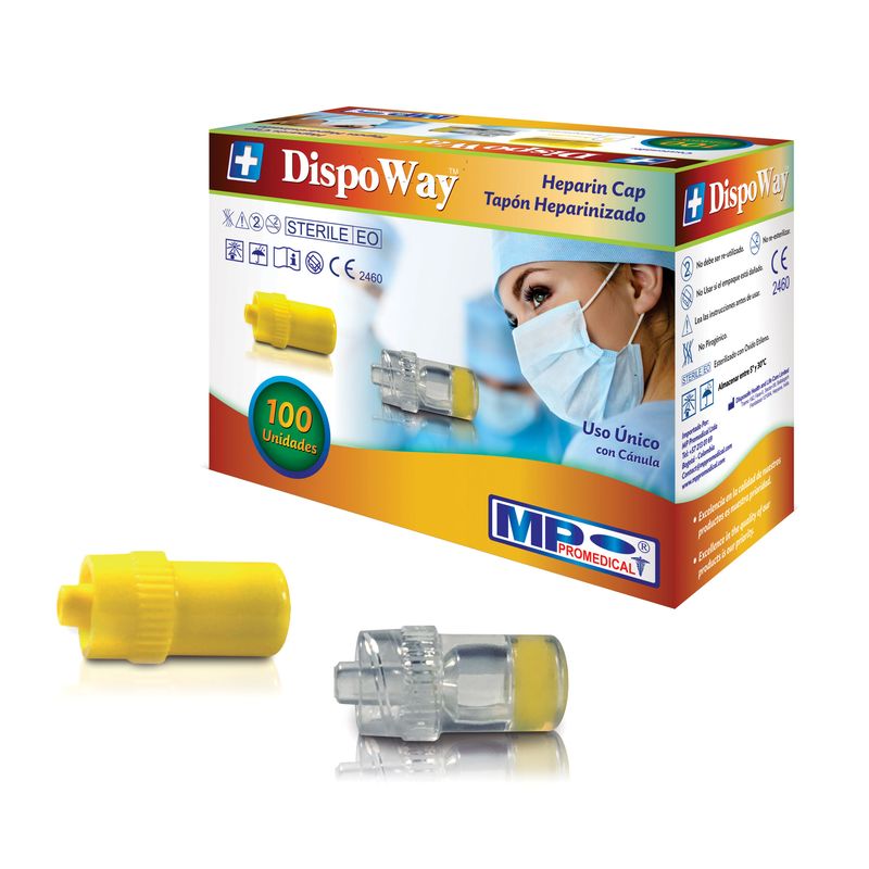 TAPON HEPARINIZADO TRANSPARENTE