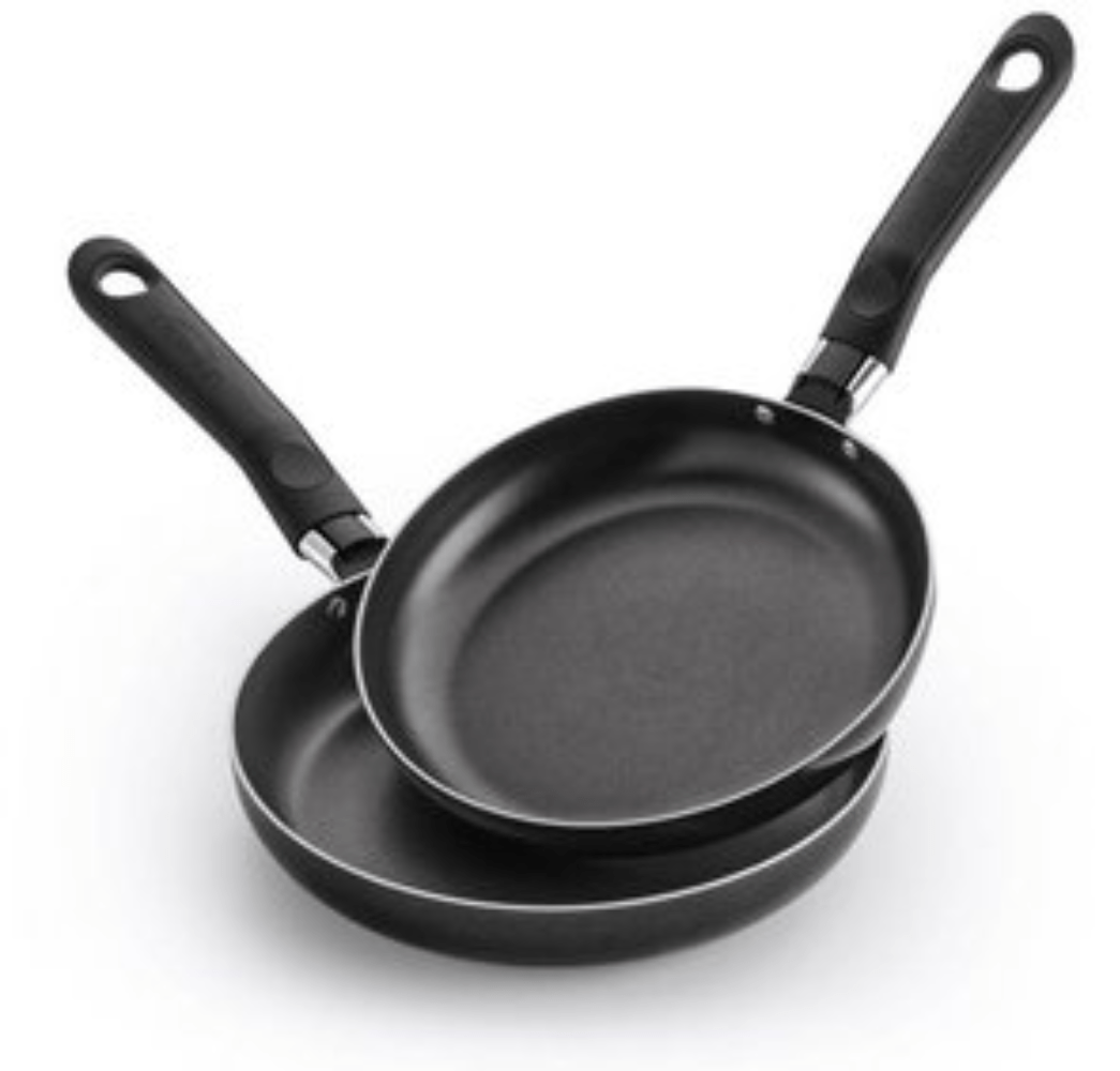 Set Sarten x2 Unidades Universal Negro