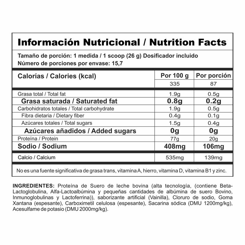 Bipro Classic Vainilla 1 lb Proteina