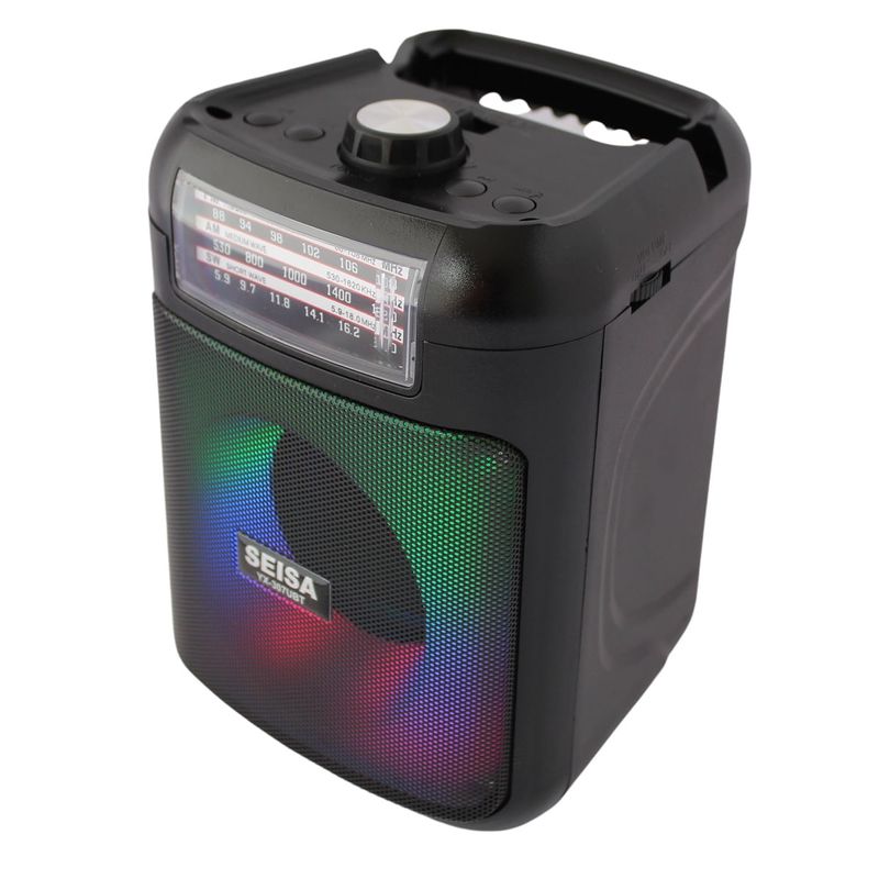 Parlante Bluetooth Recargable Con USB y Radio FM Modelo 6