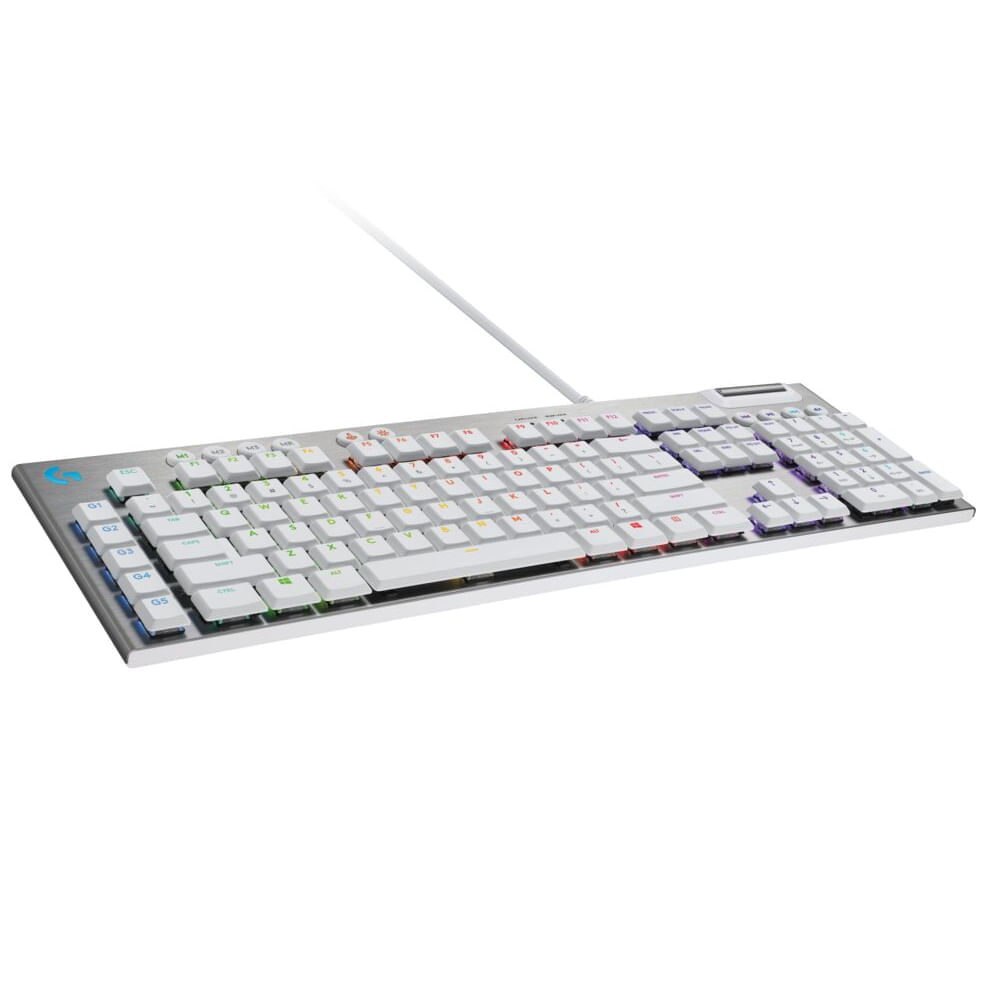 Teclado Gaming Logitech G815 Blanco Cable/Mecánico/RGB