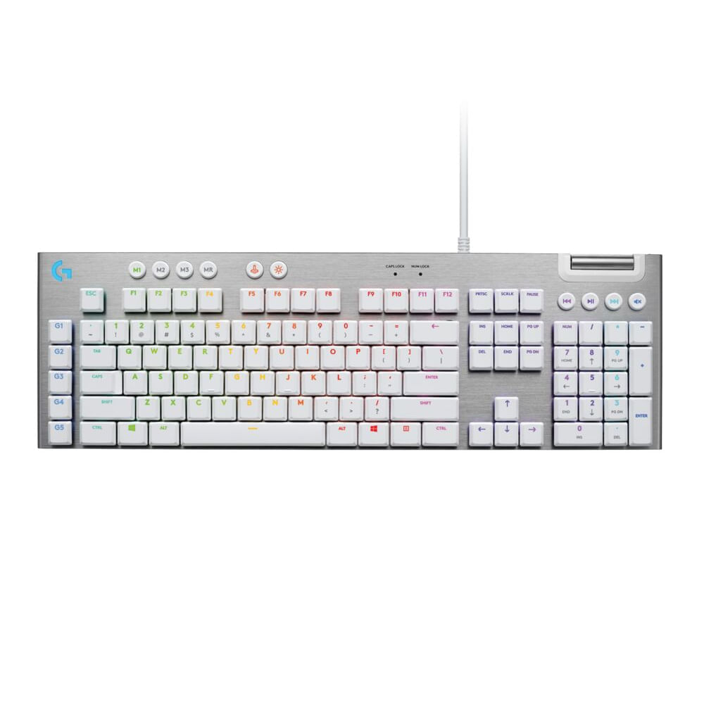 Teclado Gaming Logitech G815 Blanco Cable/Mecánico/RGB