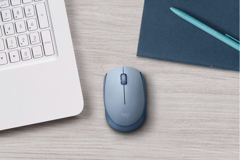 Mouse Logitech M170 Inalámbrico Gris Azulado
