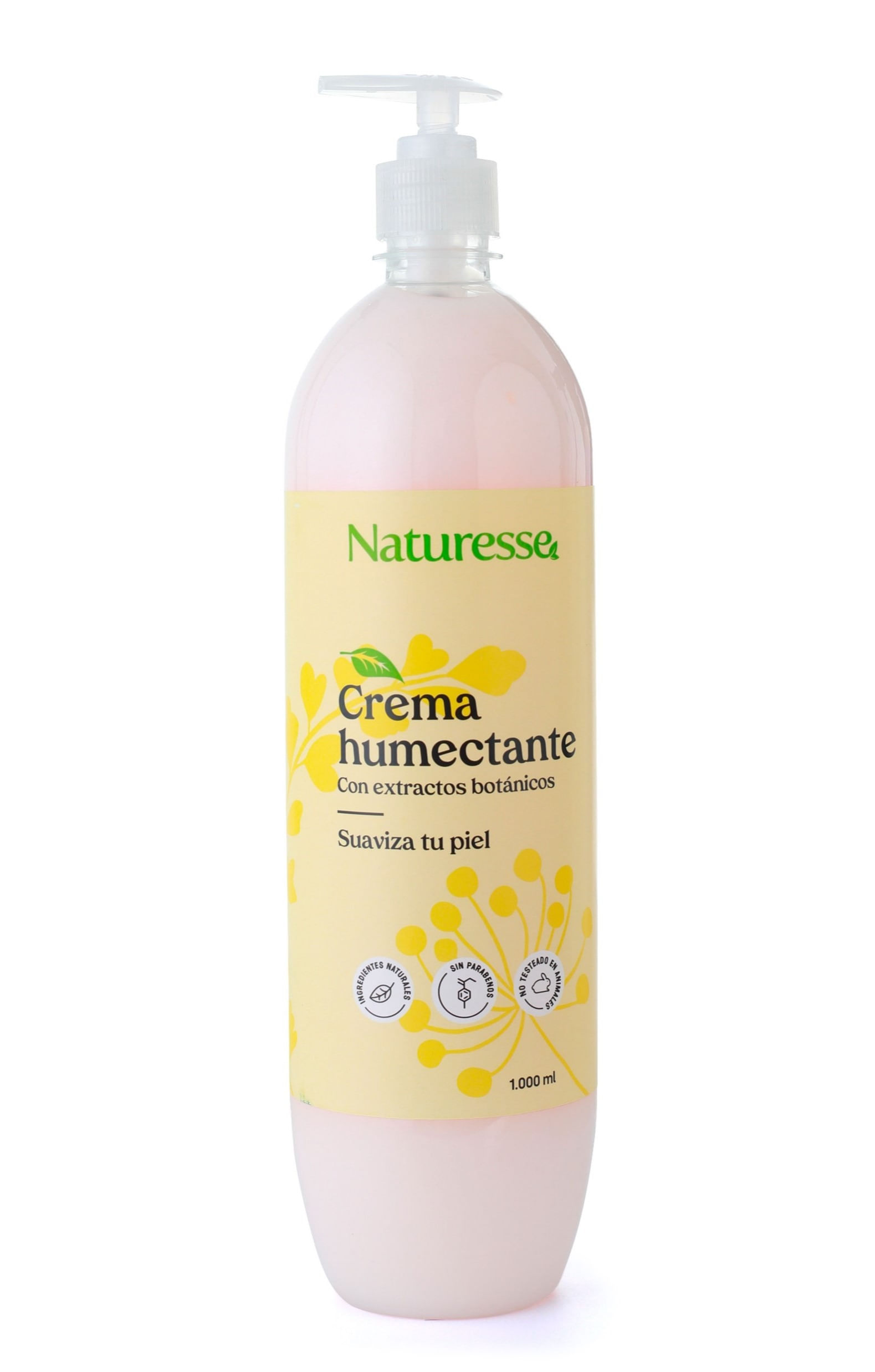 Crema Humectante con Extractos Botánicos 1L