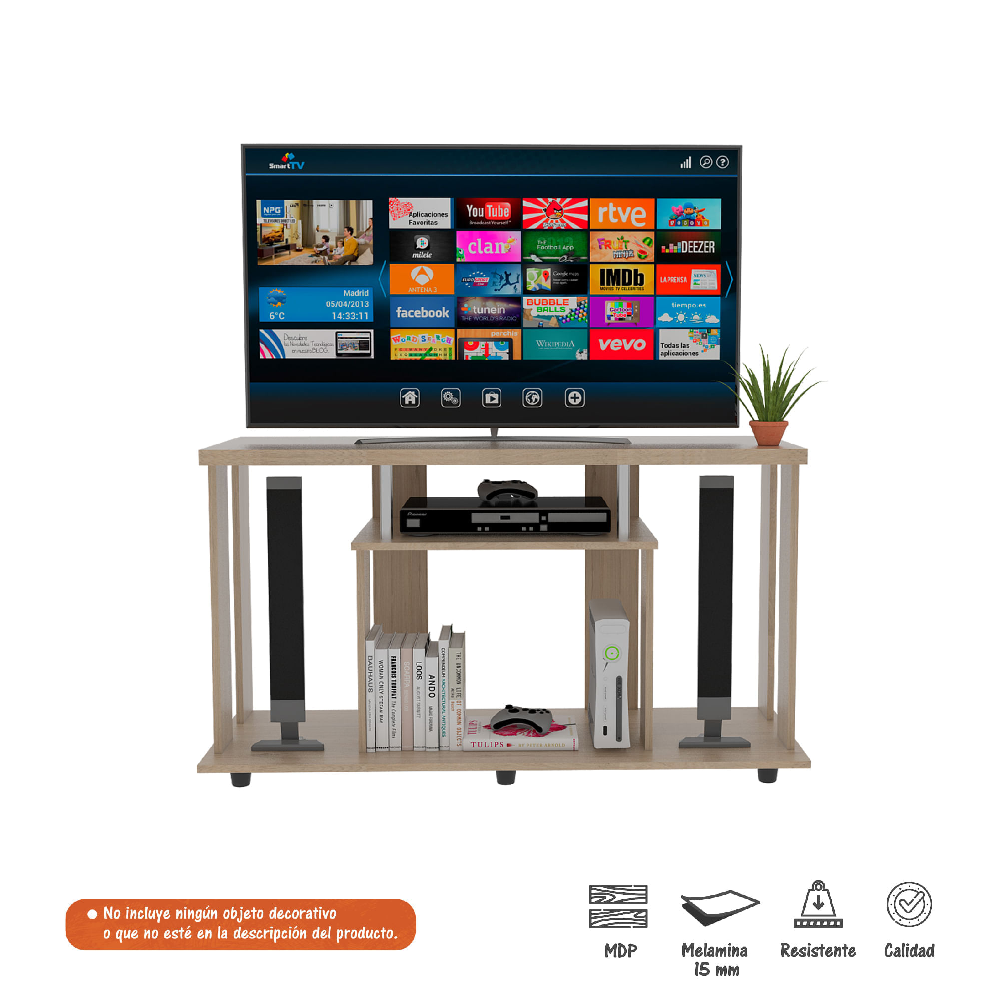 Mueble de TV Ros Bertolini Color Rovere